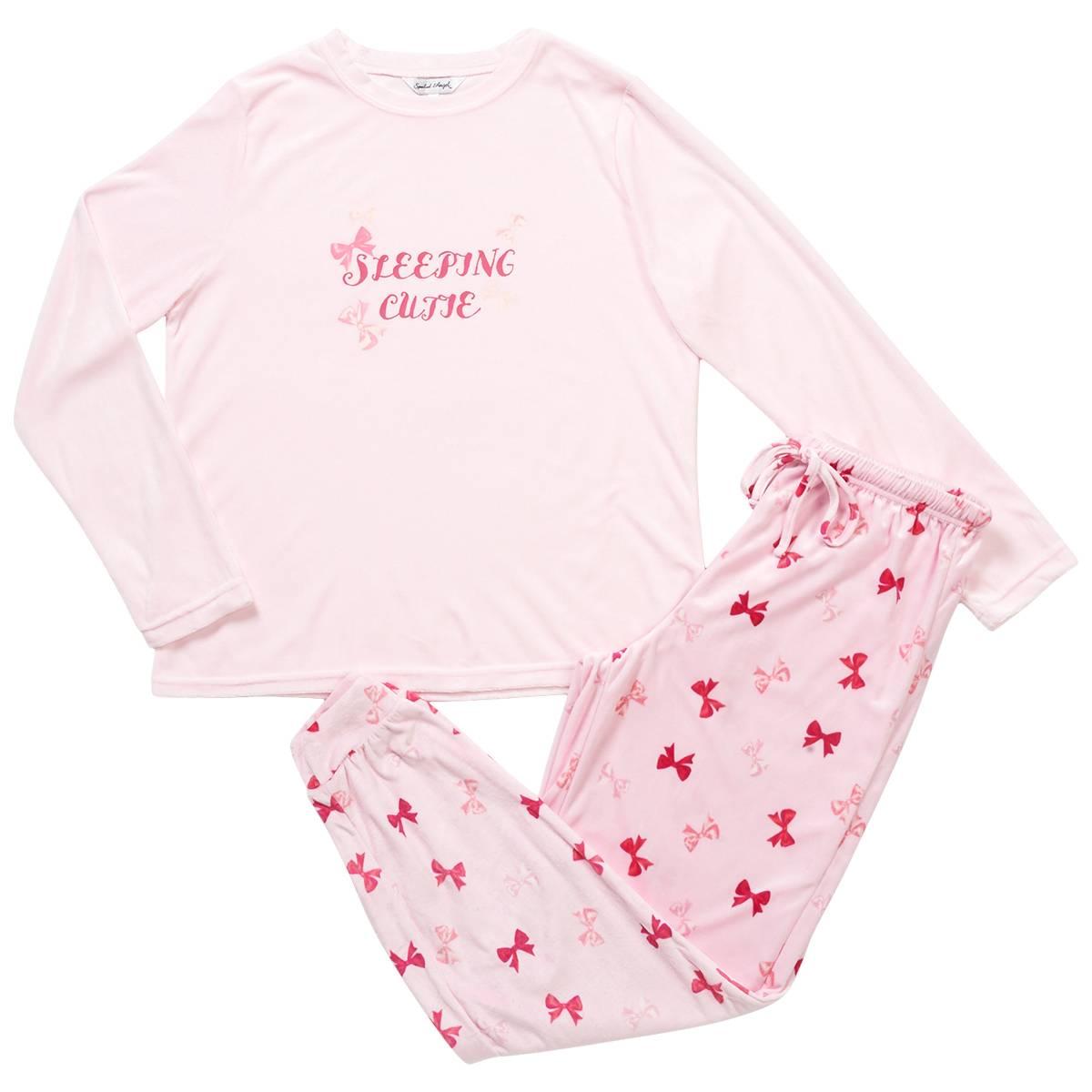 Click here for Womens Spolied Angel Sleeping Cutie Pajama Set prices