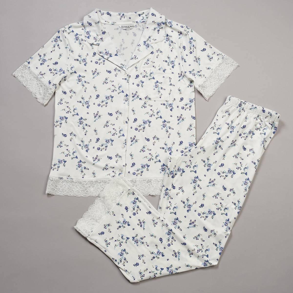 Click here for Womens Elizabeth & Nicole Short Sleeve Winter Bloo... prices