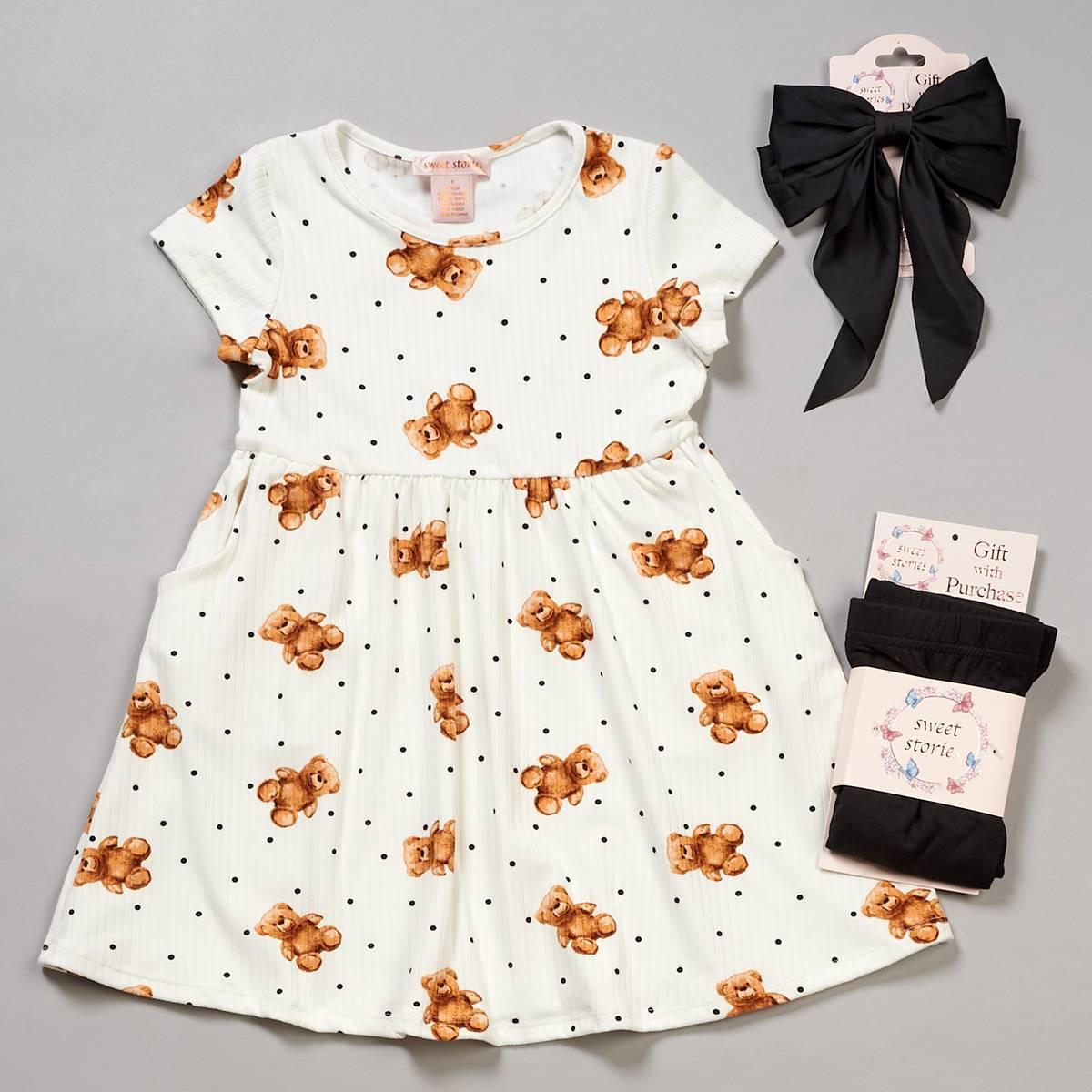Click here for Girls (4-6x) sweet stories 2pc. Bear & Dot Dress &... prices