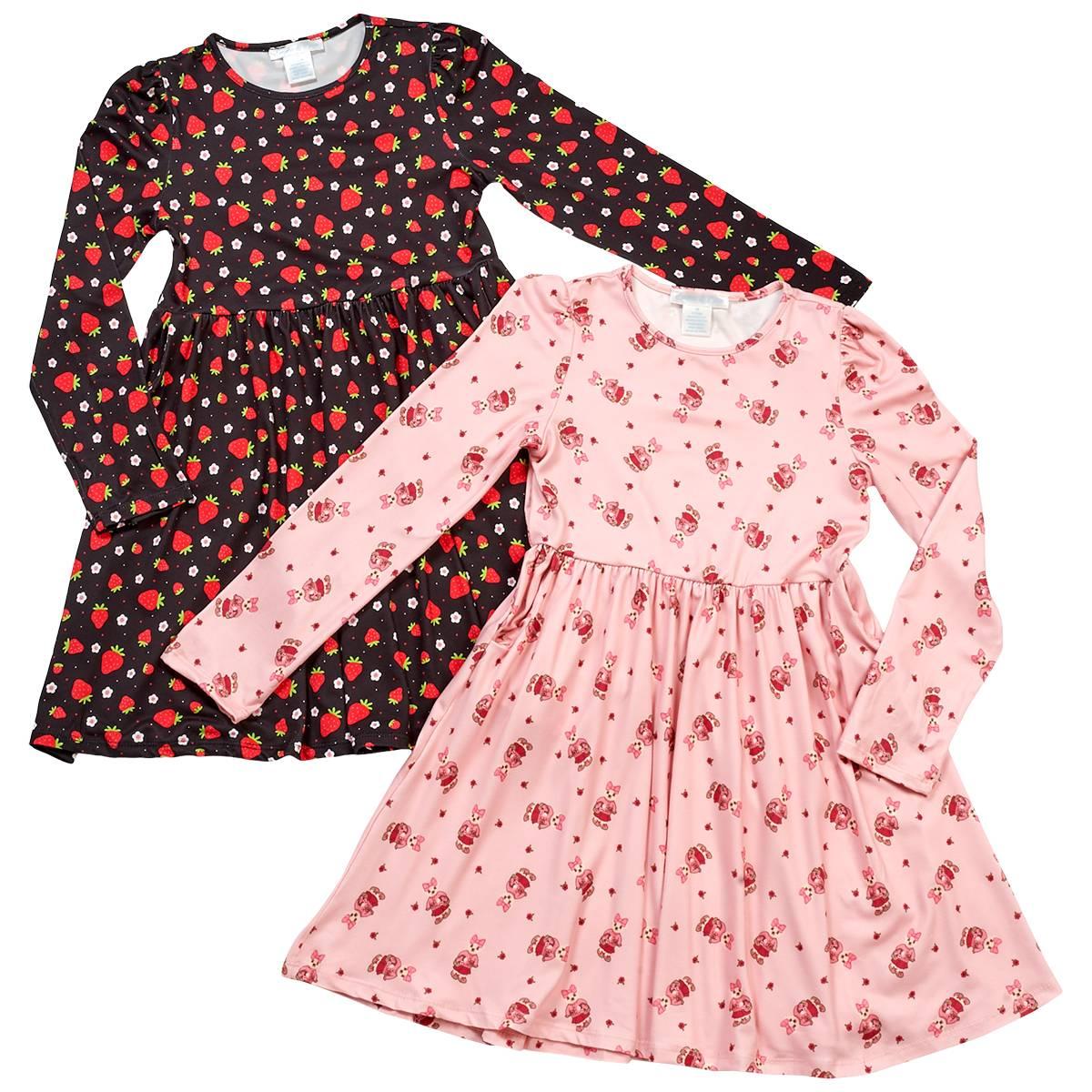 Click here for Girls (7-12) Emma & Elsa 2pk. Long Sleeve Strawber... prices