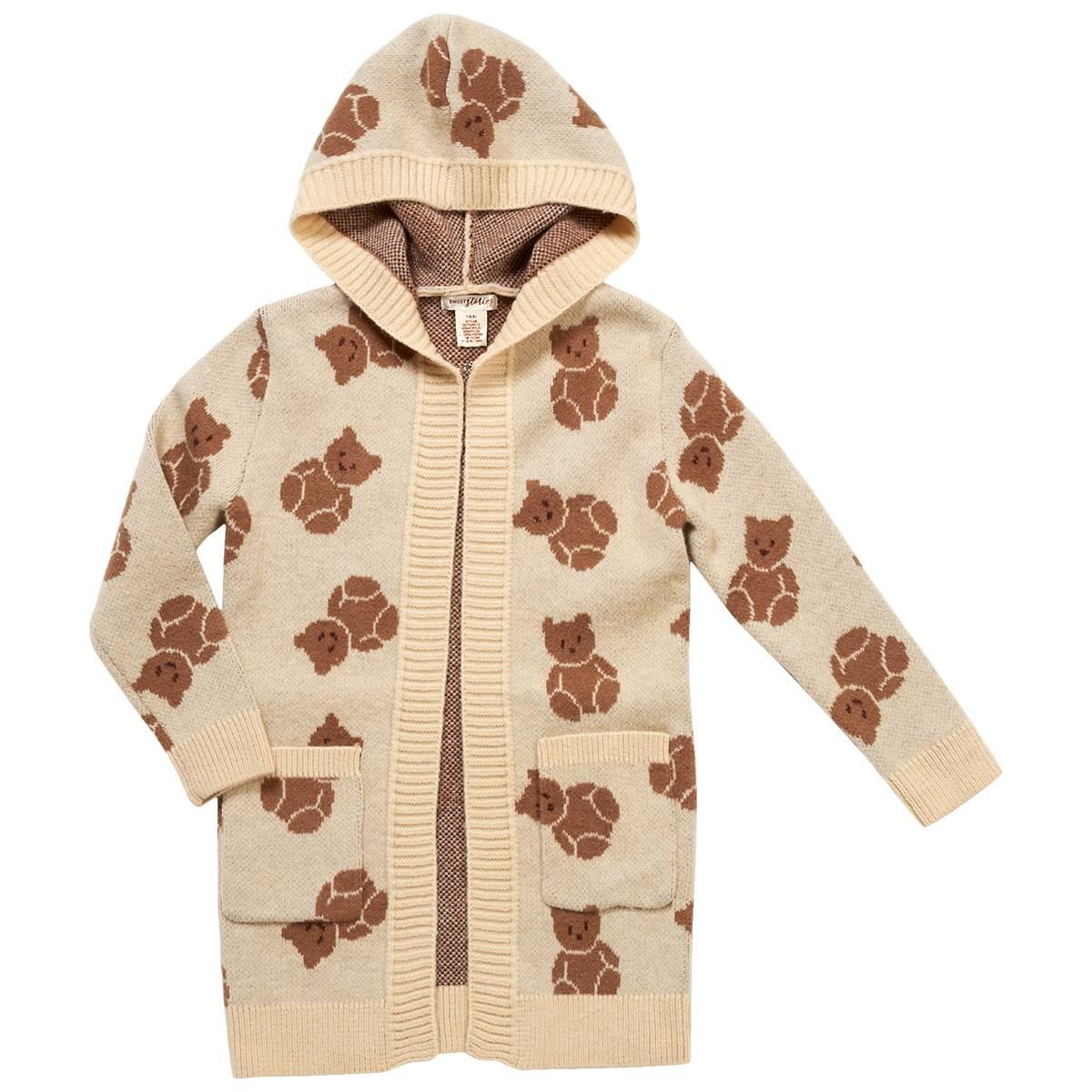 Click here for Girls (7-16) SWEET Stories Hooded Teddy Bear Cardi... prices