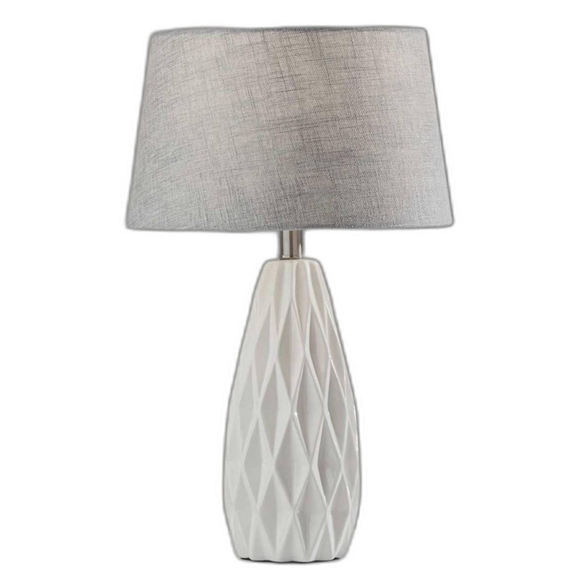 Click here for HomeRoots 23in. White Ceramic Bedside Table Lamps... prices