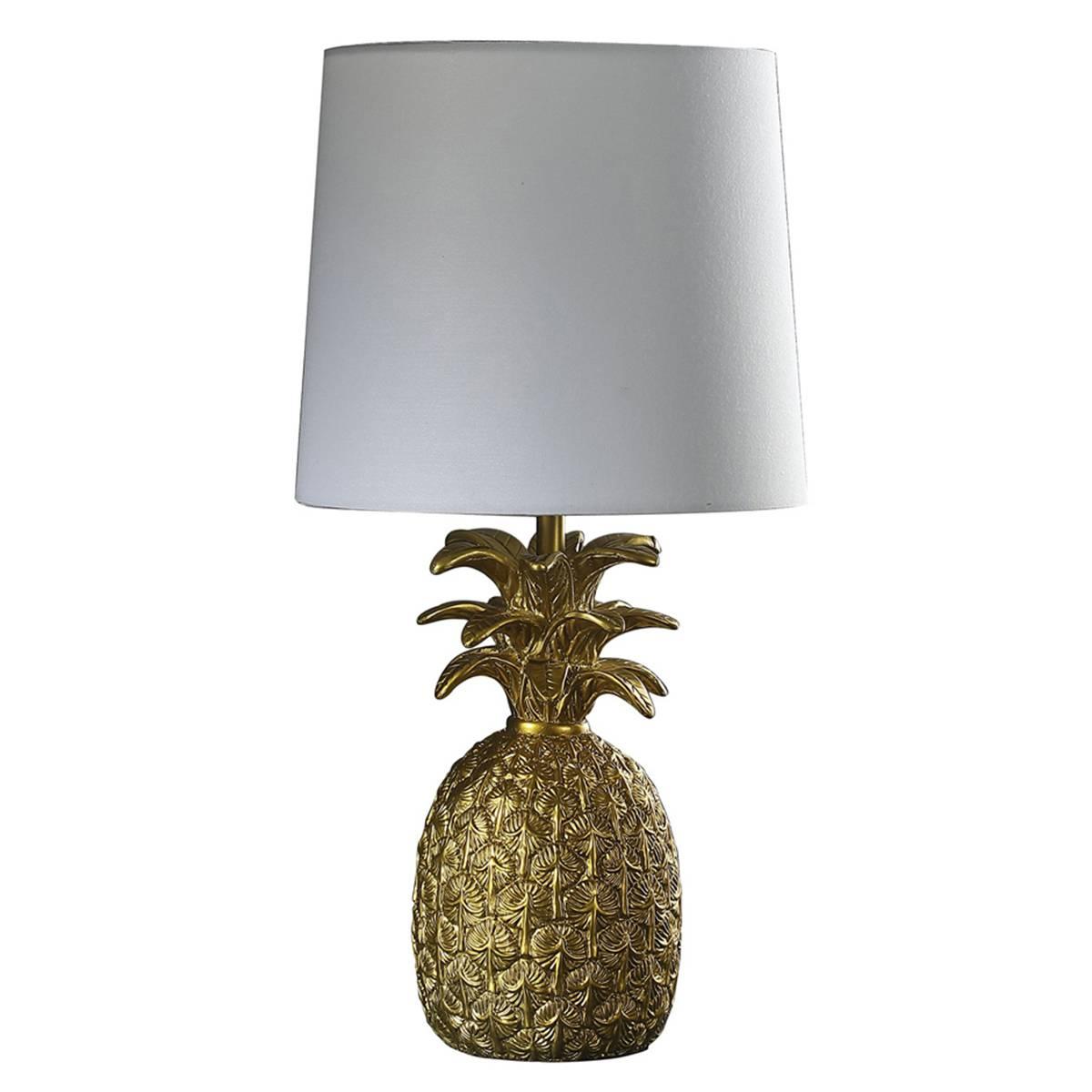 Click here for HomeRoots 17in. Gold Pineapple Table Lamp prices