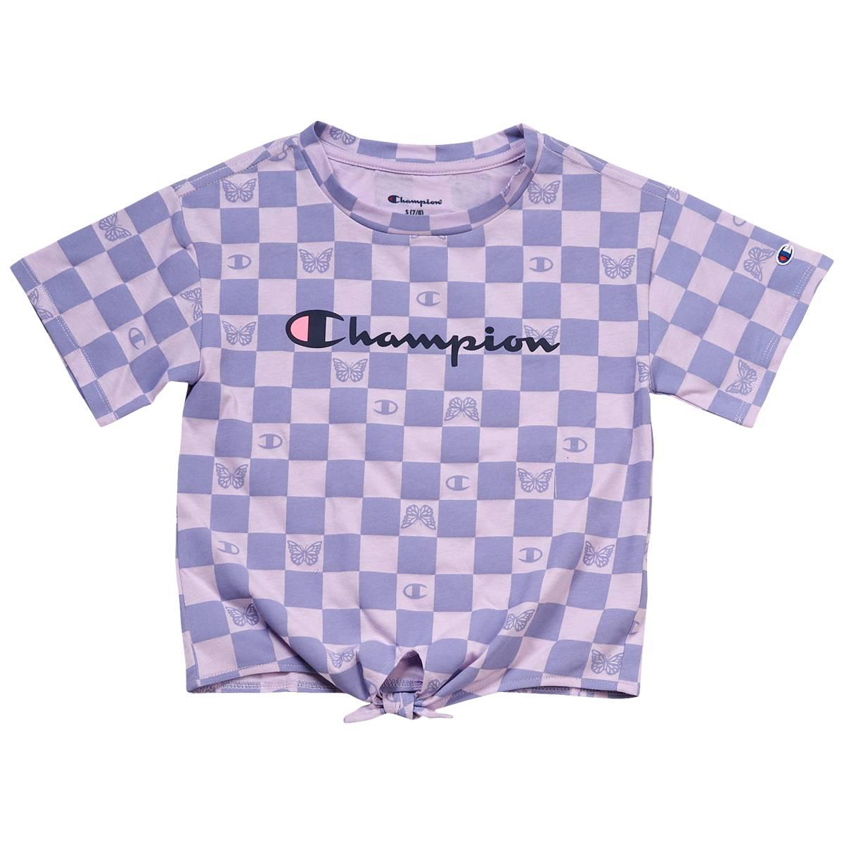 Click here for Girls (7-16) Champion(R) Checkered Meet & Greet Ti... prices