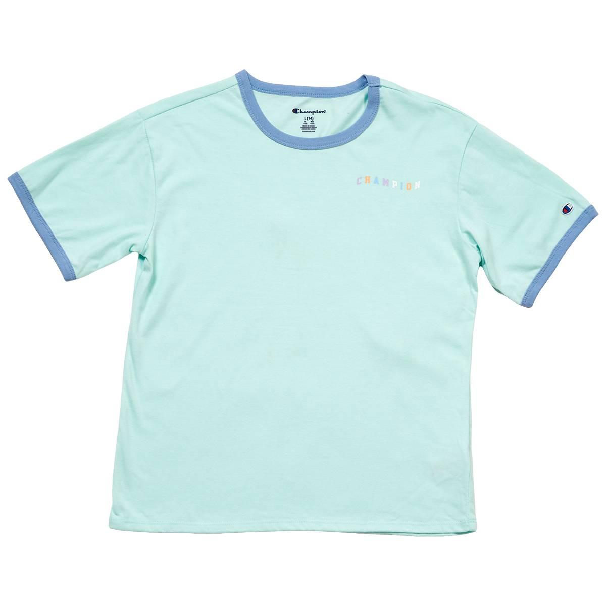 Click here for Girls (7-16) Champion(R) Oversized Ringer Tee prices