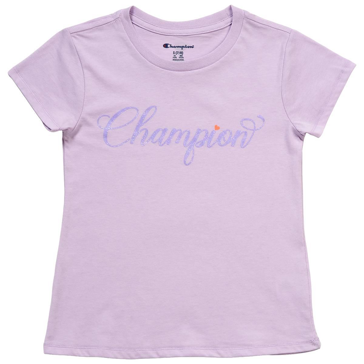 Click here for Girls (7-16) Champion(R) Short Sleeve Glitter Scri... prices