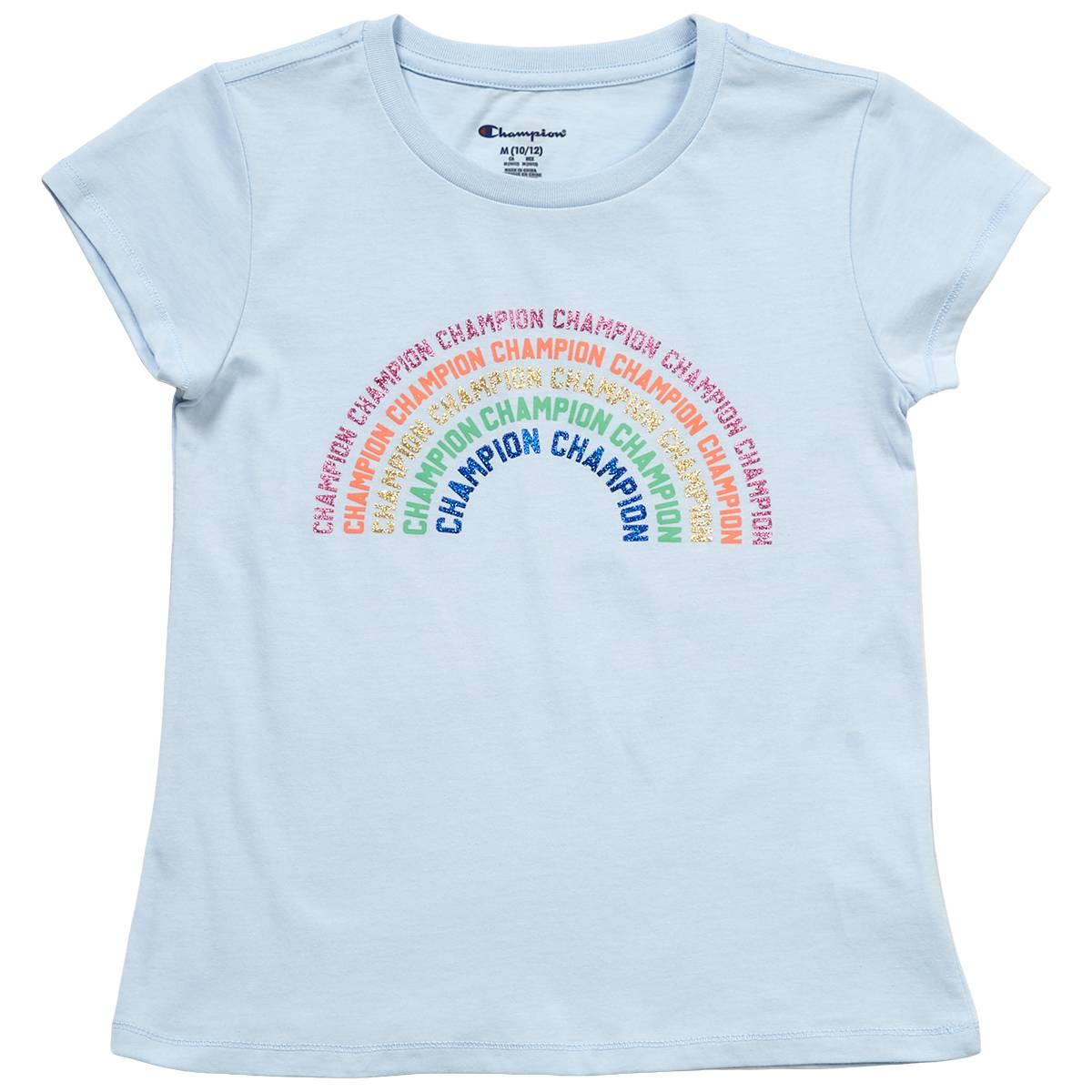 Click here for Girls (7-16) Champion(R) Glitter Rainbow Graphic T... prices