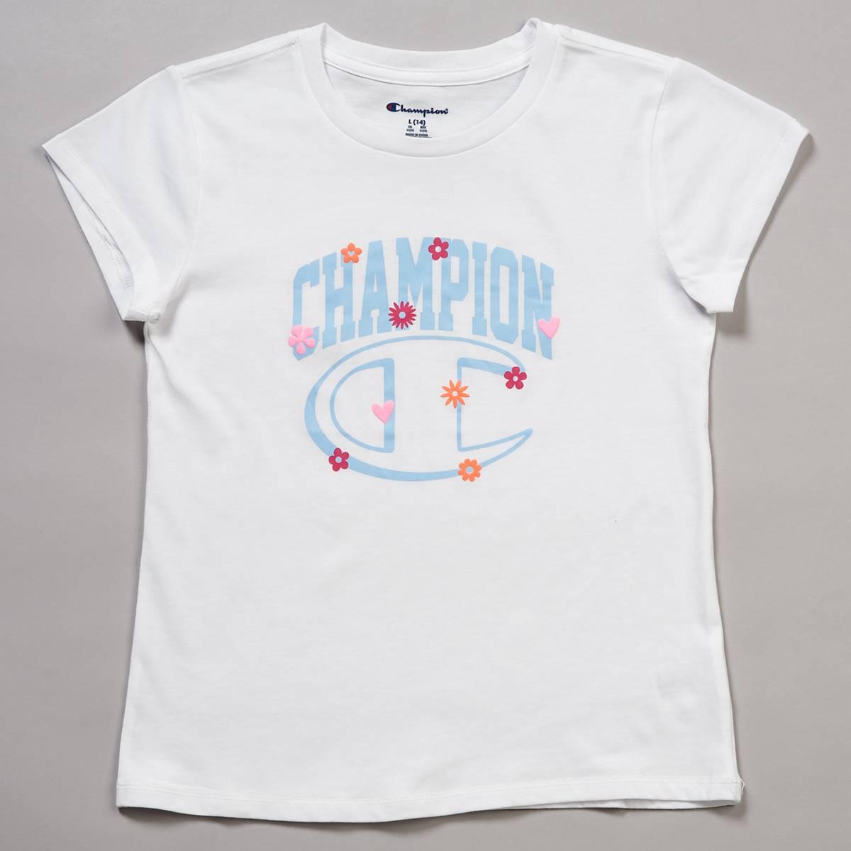 Click here for Girls (7-16) Champion(R) Short Sleeve Floral Graph... prices