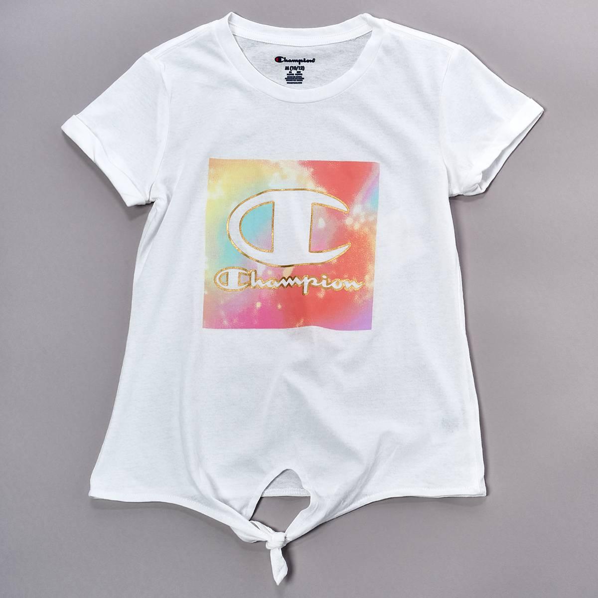 Click here for Girls (7-16) Champion(R) Tie Front Ombre Box Logo... prices