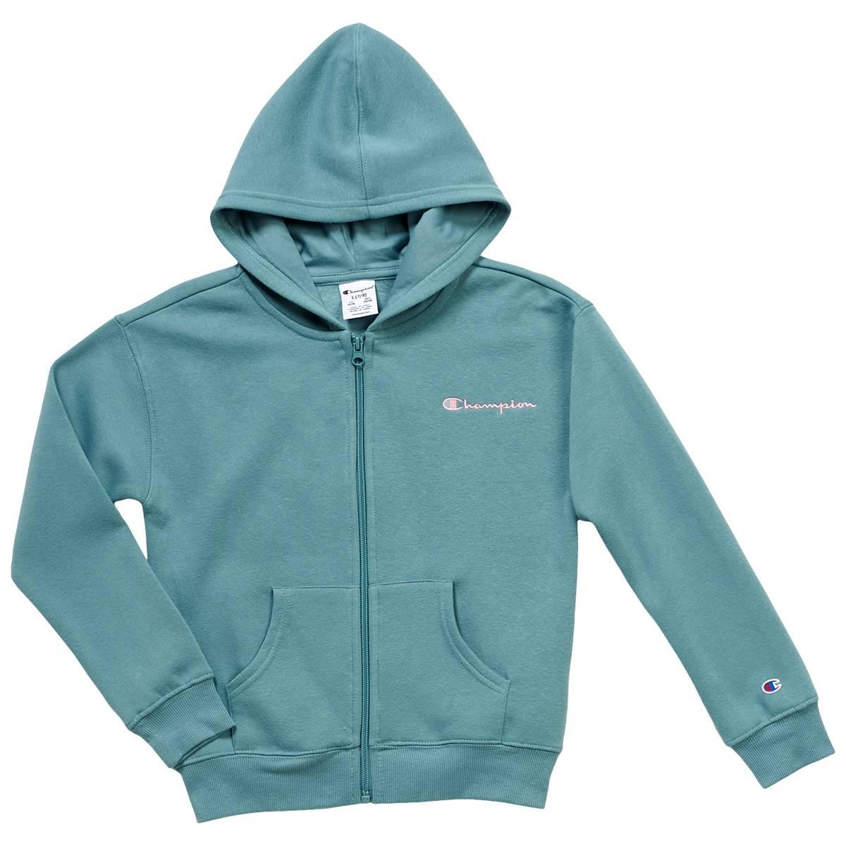Click here for Girls (7-16) Champion(R) Solid Embroidered Full Zi... prices
