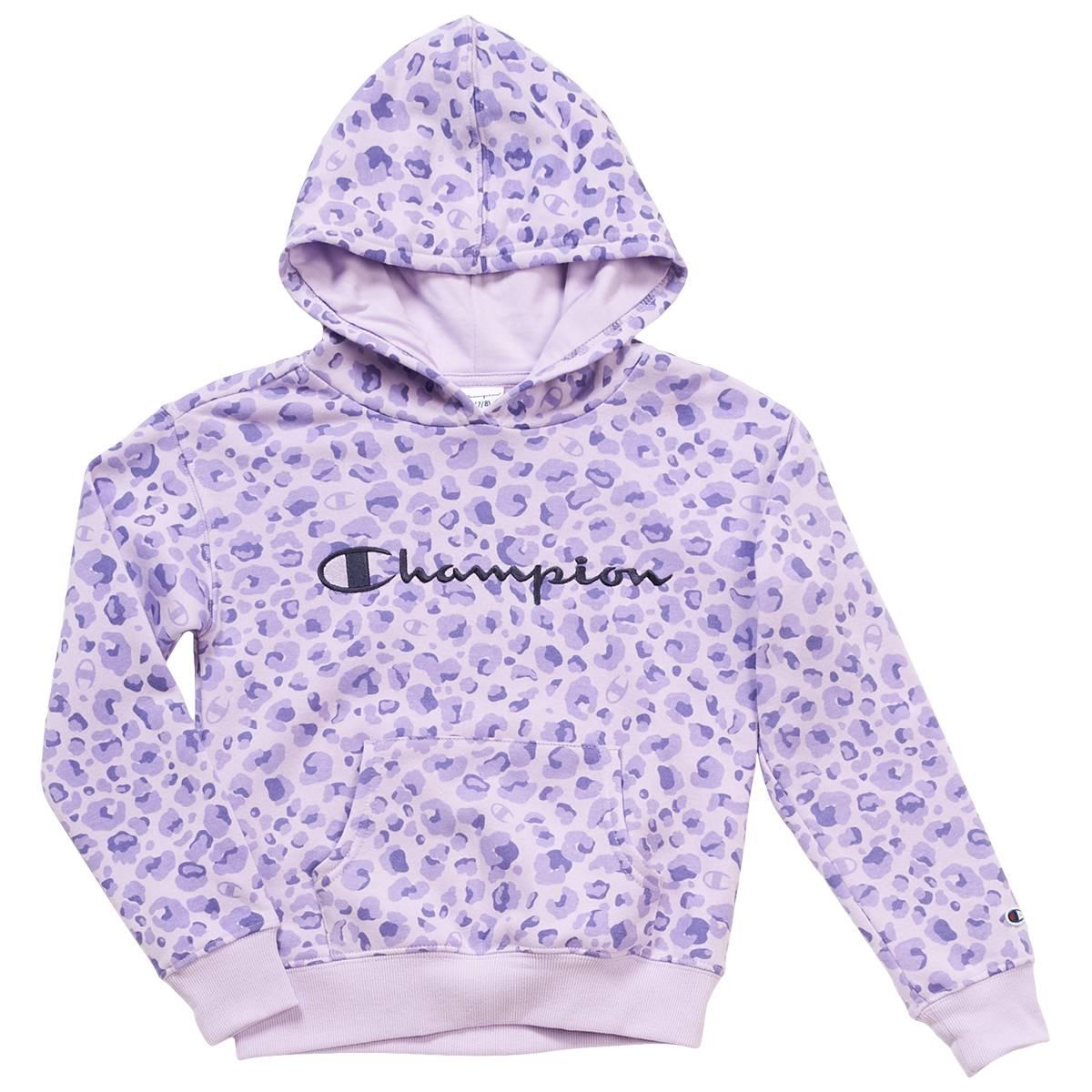 Click here for Girls (7-16) Champion(R) Embroidered Logo Leopard... prices