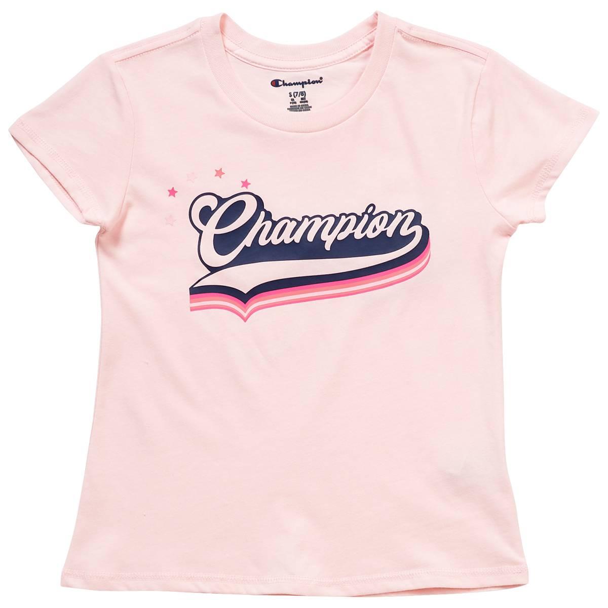 Click here for Girls (7-16) Champion(R) Short Sleeve Solid Star S... prices
