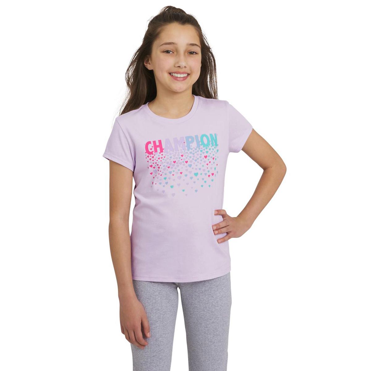 Click here for Girls (7-16) Champion(R) Short Sleeve Raining Hear... prices