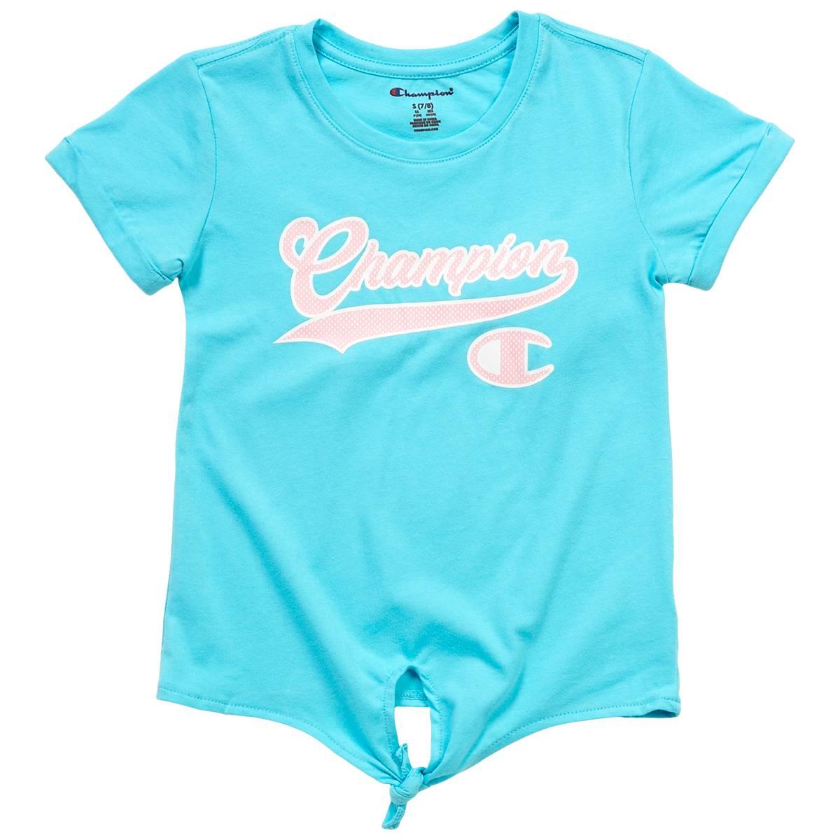 Click here for Girls (7-16) Champion(R) Roll Cuff Dotted Logo Tie... prices