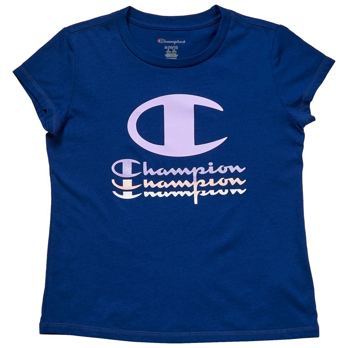 Click here for Girls (7-16) Champion(R) Short Sleeve Repeating Gl... prices