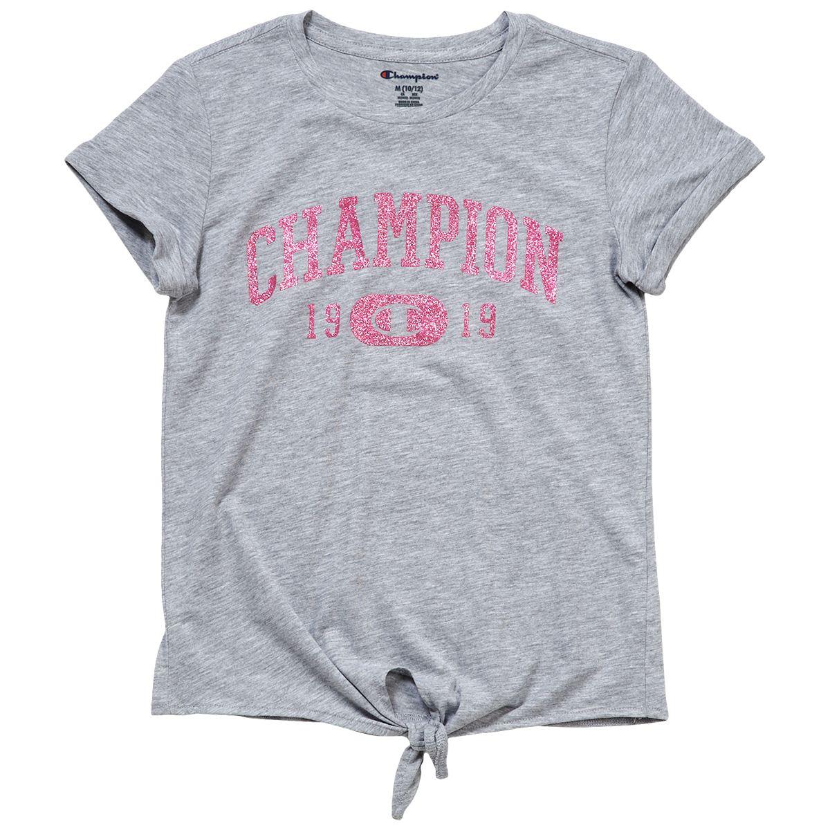 Click here for Girls (7-16) Champion(R) Short Sleeve Tie Front Gl... prices