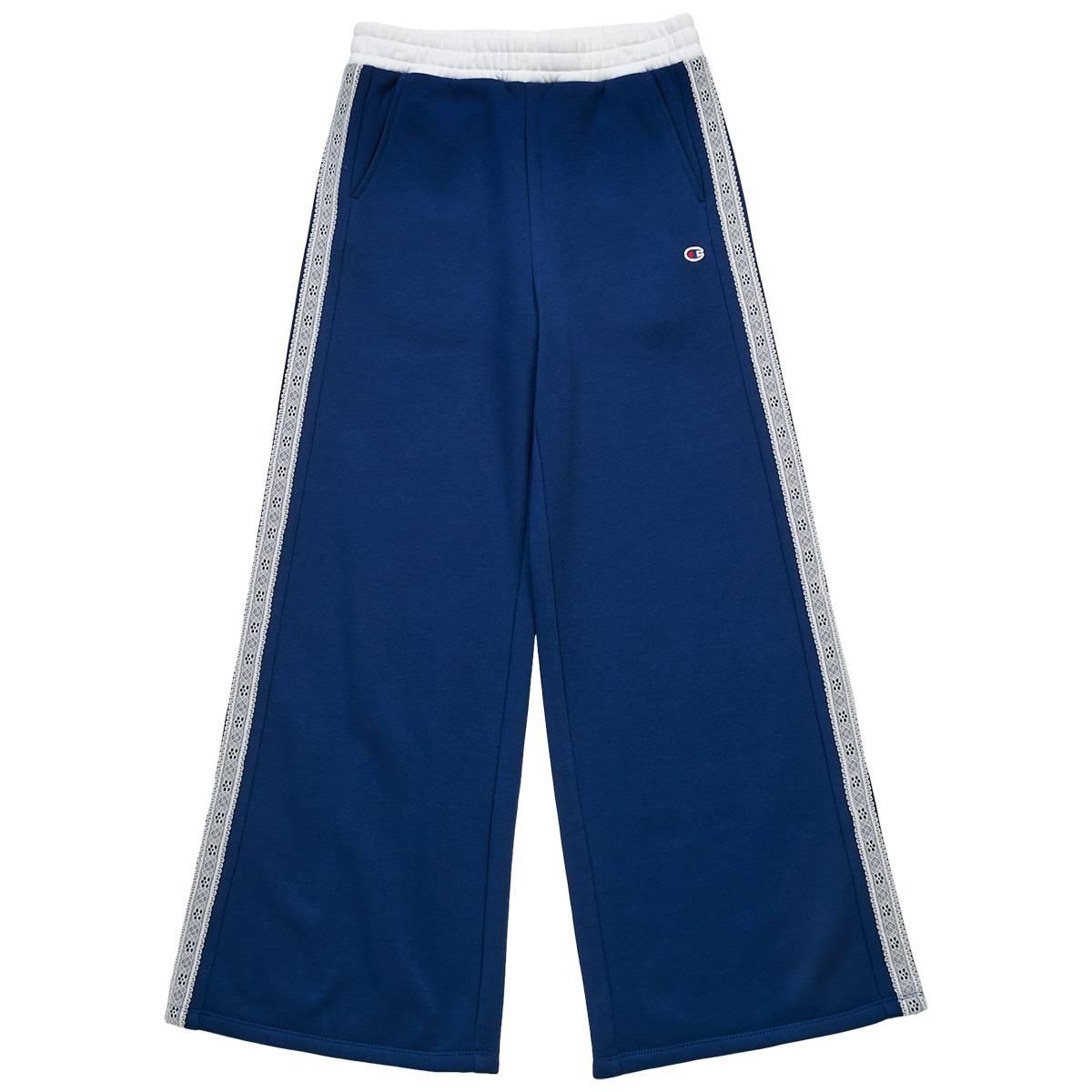 Click here for Girls (7-16) Champion(R) Crochet Trim Wide Leg Pan... prices