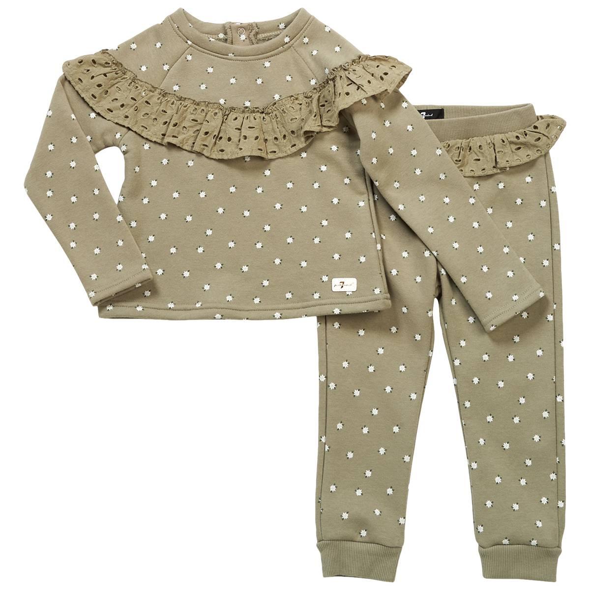 Click here for Baby Girl (12-24M) 7 For All Mankind(R) Eyelet Ruf... prices