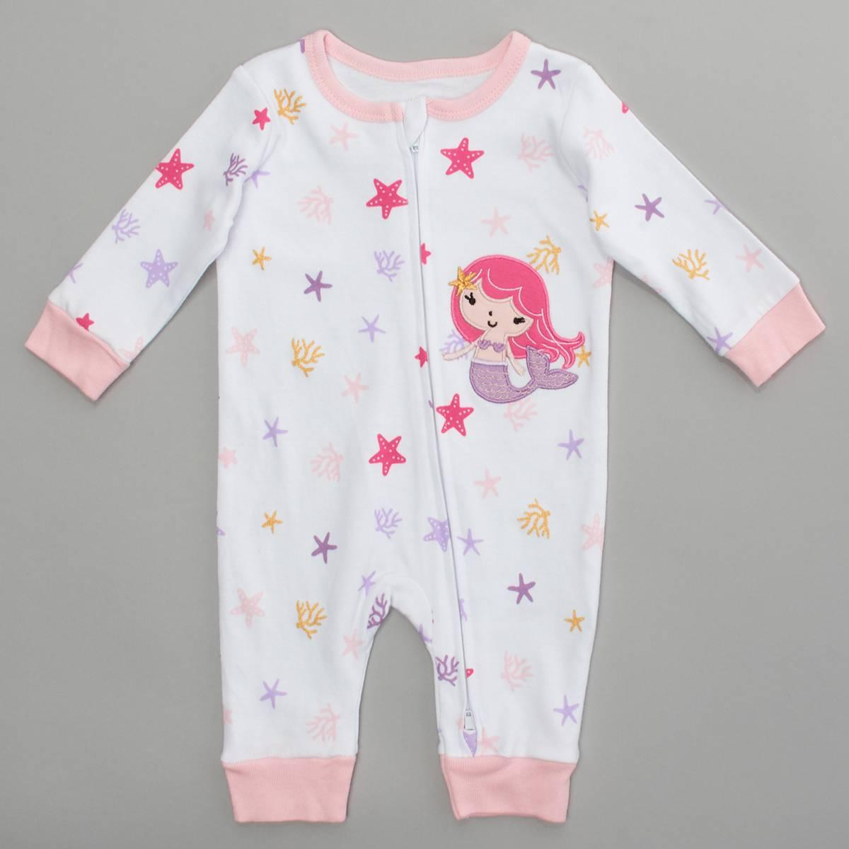 Click here for Baby Girl (NB-9M) Koala Baby Mermaid/Starfish Zip... prices