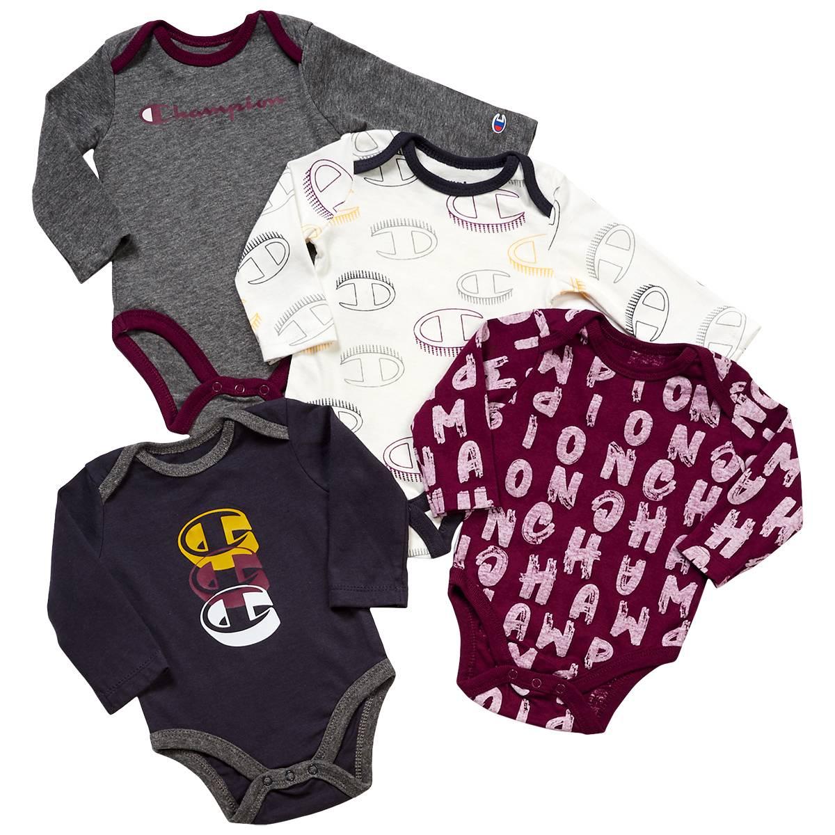 Click here for Baby Boy (3-9m) Champion(R) 4pk. Long Sleeve Bodys... prices