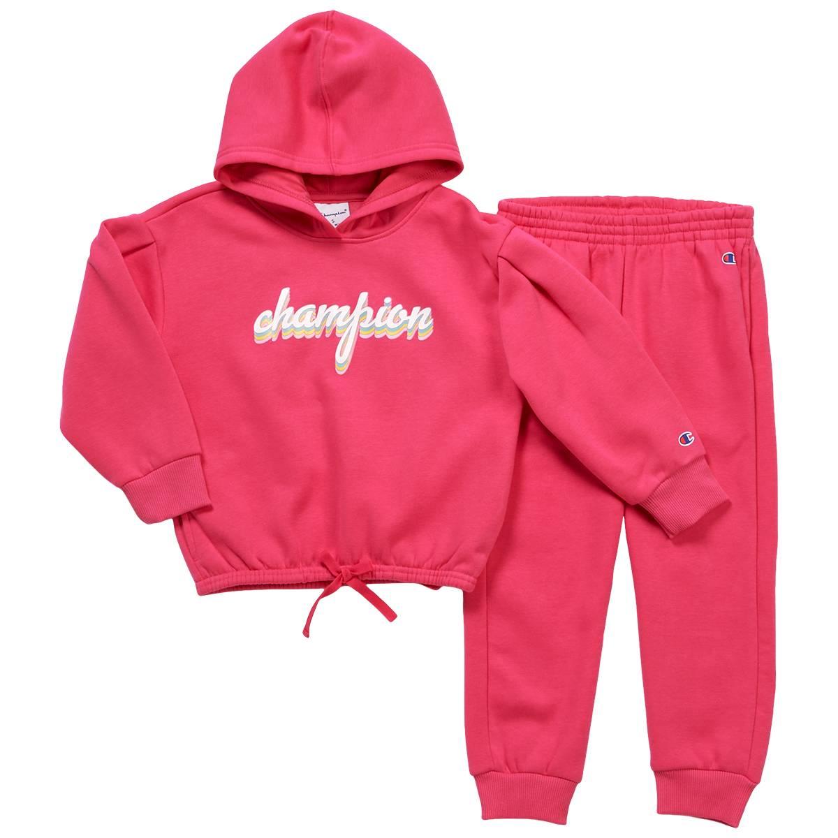 Click here for Girls (4-6x) Champion(R) Colorful Script Hoodie &... prices