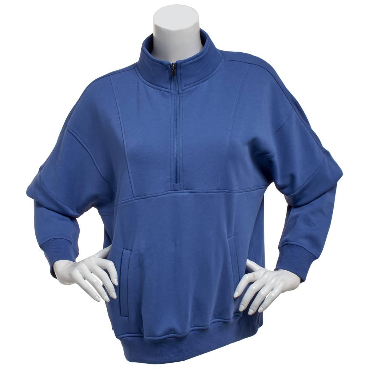 Click here for Womens Remi James Long Sleeve Fleece Lined 1/2 Zip... prices