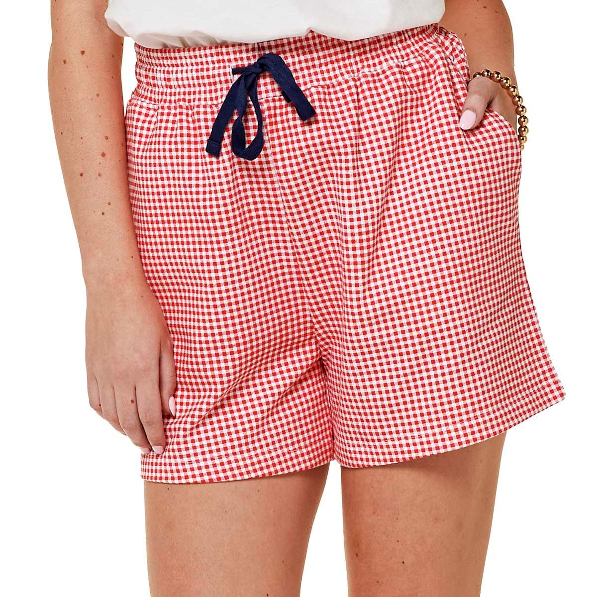 Click here for Plus Size Club 76 Gingham Drawstring French Terry... prices
