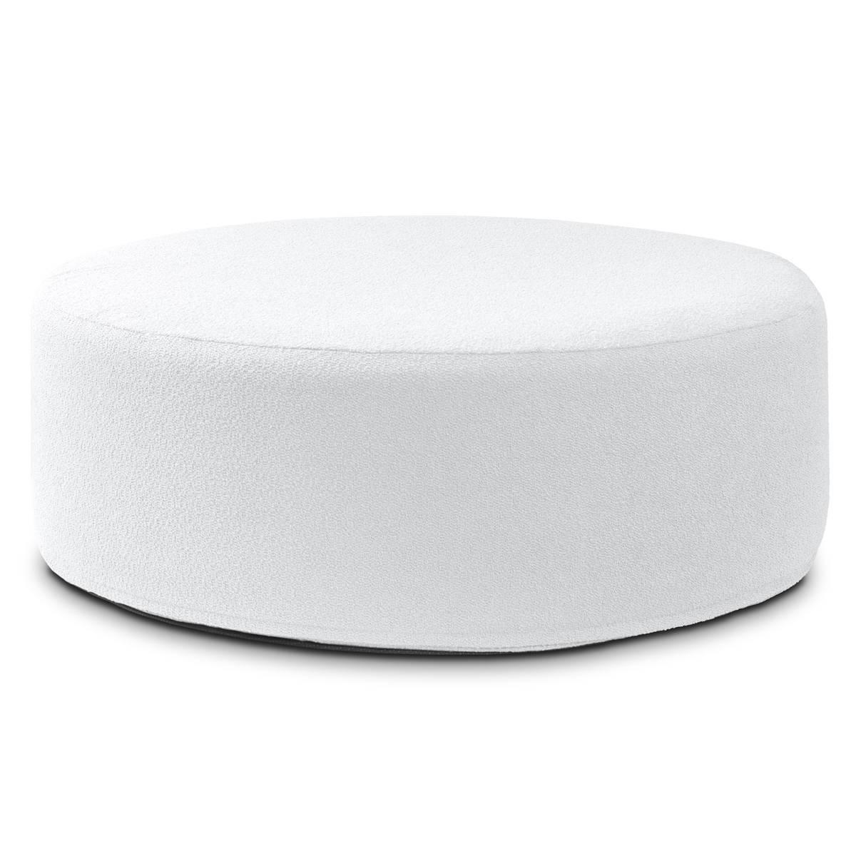 Click here for Jaxx Candler 44in. Luxe Boucle Round Couch Ottoman prices
