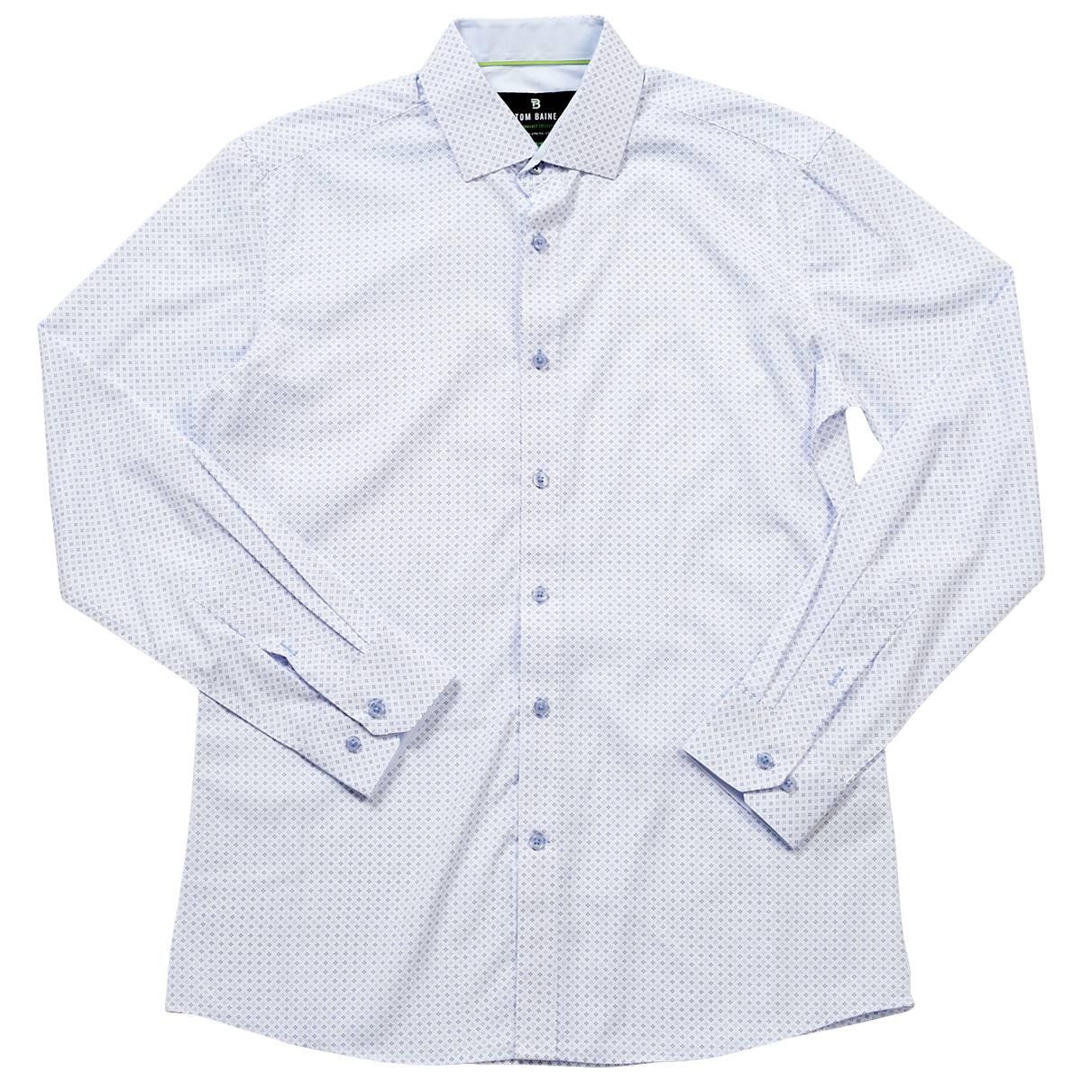 Click here for Mens Tom Baine Slim Fit Diamond Print Dress Shirt... prices
