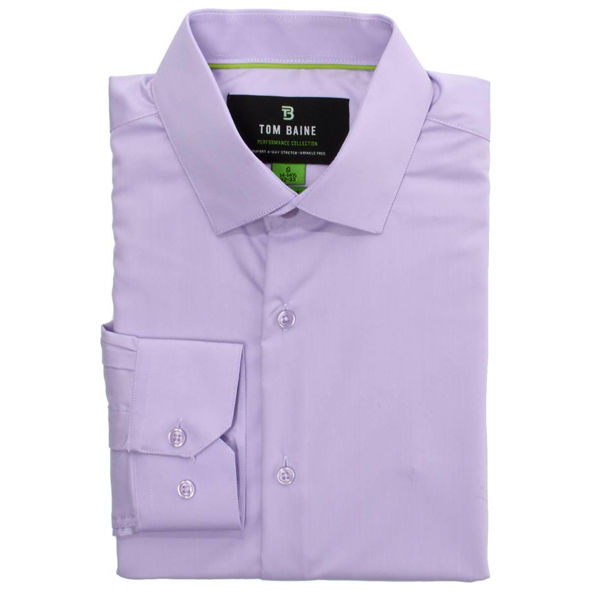 Click here for Mens Tom Baine Slim Fit Performance Dress Shirt -... prices