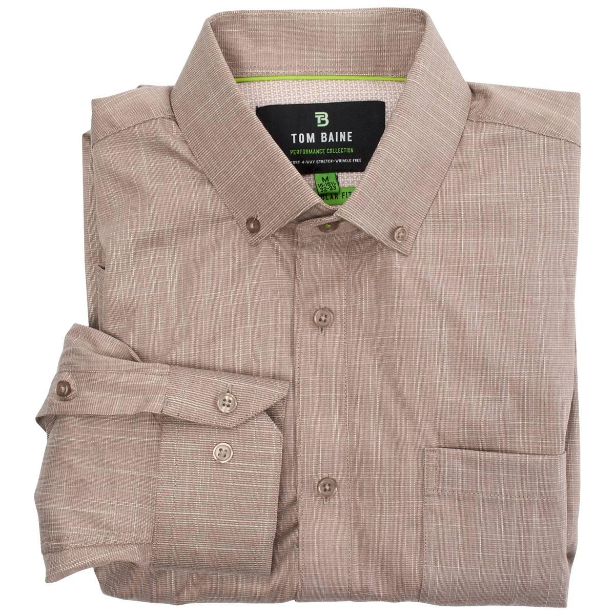 Click here for Mens Tom Baine Performance Regular Fit Textured Dr... prices