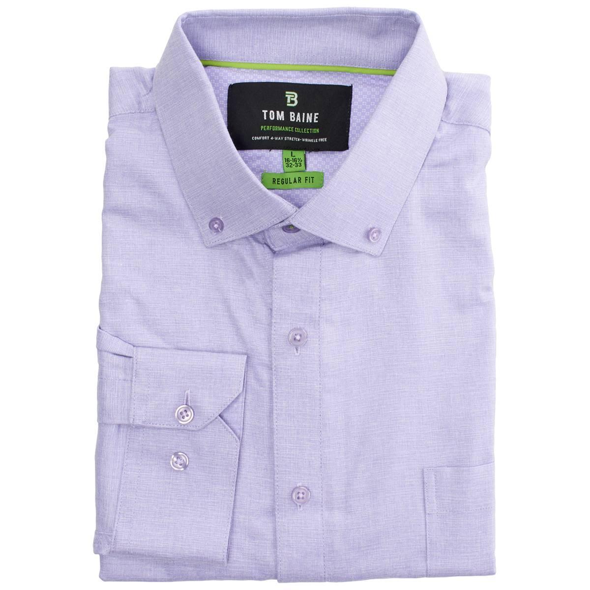 Click here for Mens Tom Baine Regular Fit Textured Dress Shirt -... prices