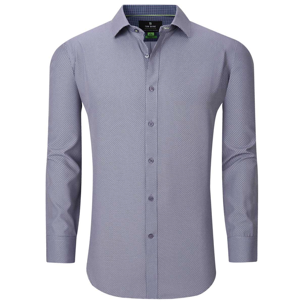 Click here for Mens Tom Baine Regular Fit Diamond Dress Shirt - D... prices