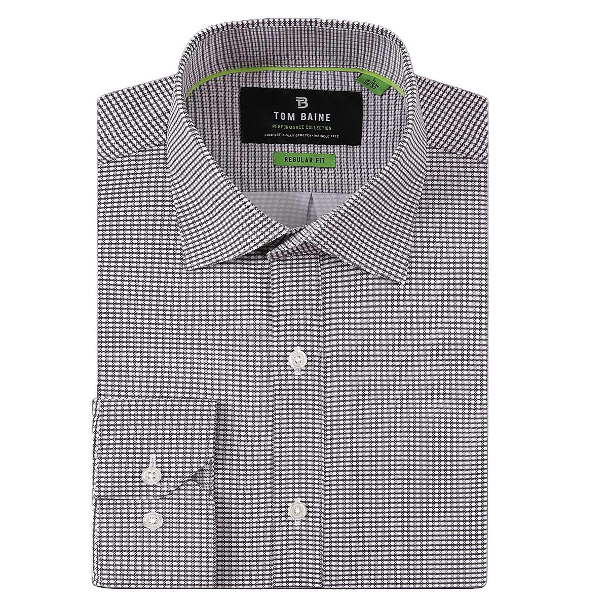 Click here for Mens Tom Baine Regular Fit Performance Dress Shirt... prices