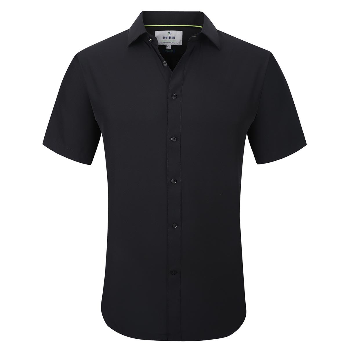 Click here for Mens Tom Baine Short Sleeve Regular Fit Solid Dres... prices