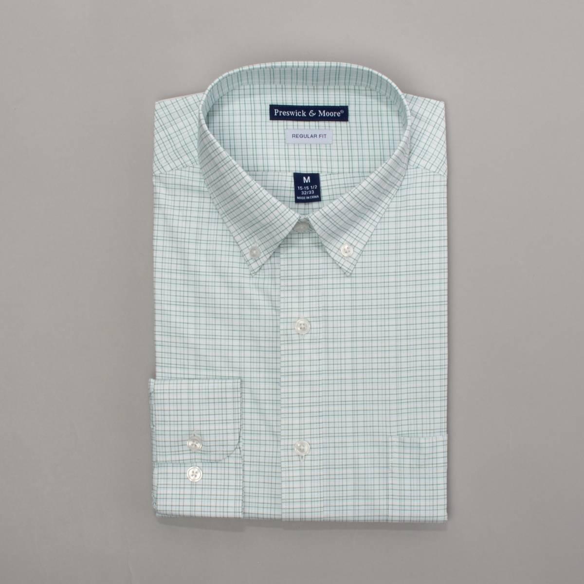 Click here for Mens Preswick & Moore(R) Regular Fit Plaid Dress S... prices