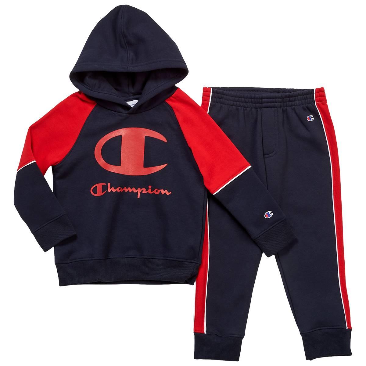 Click here for Boys (4-7) Champion(R) Color Block Hoodie & Jogger... prices