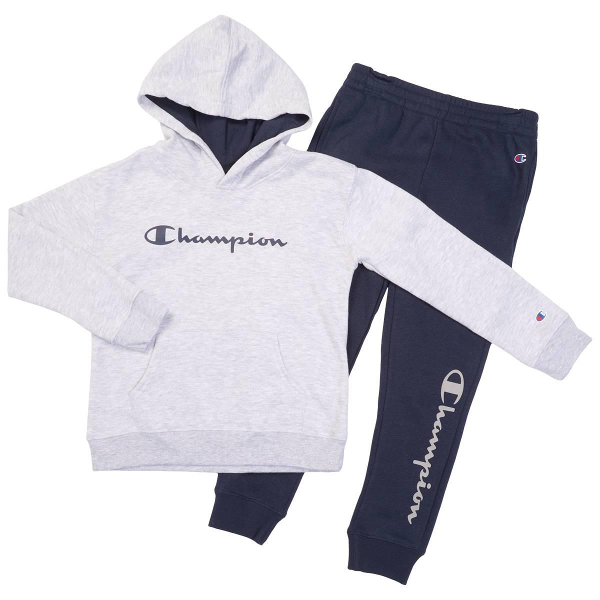 Click here for Boys (4-7) Champion(R) Tonal Hoodie & Joggers - Gr... prices