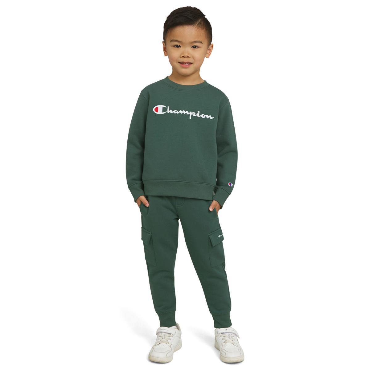 Click here for Boys (4-7) Champion(R) Crew Sweatshirt & Cargo Jog... prices