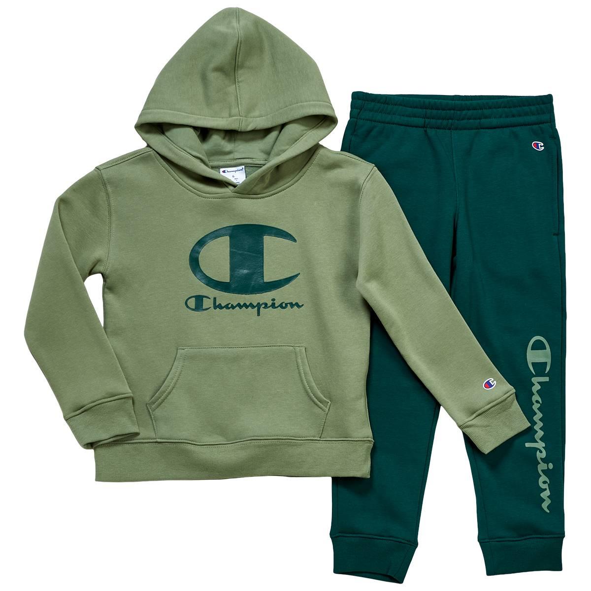 Click here for Boys (4-7) Champion(R) Tonal Hoodie Set - Botanica... prices