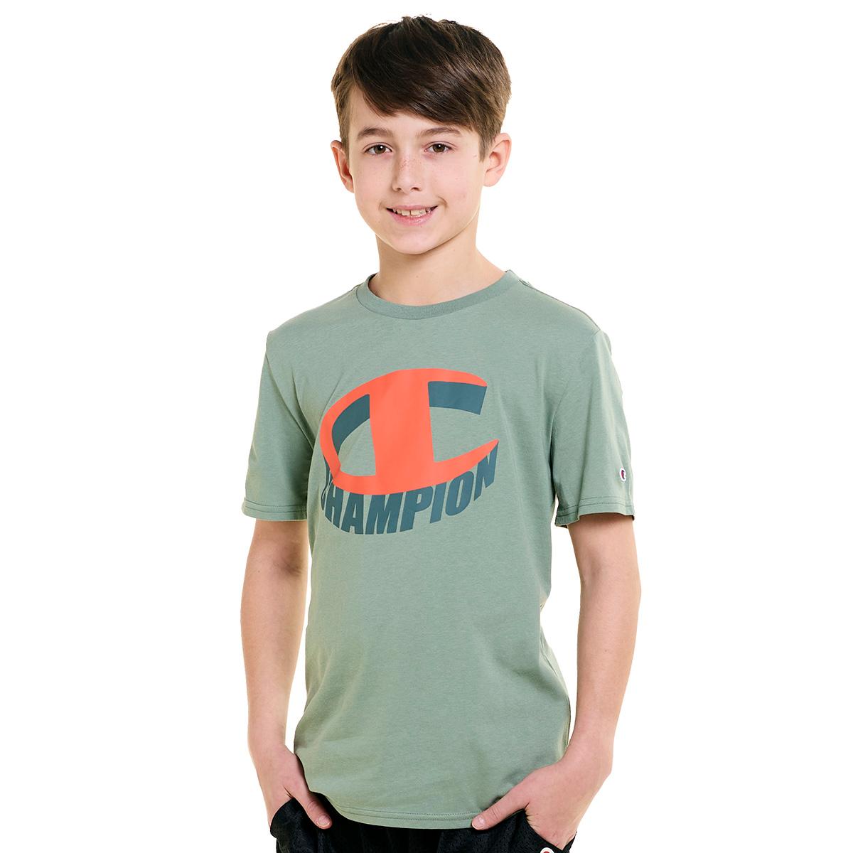 Click here for Boys (8-20) Champion(R) Short Sleeve Large C Logo... prices