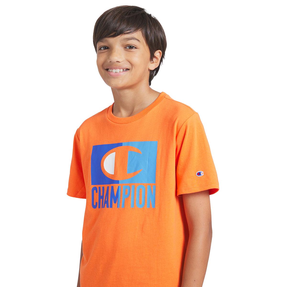 Click here for Boys (8-20) Champion(R) Short Sleeve Color Block L... prices