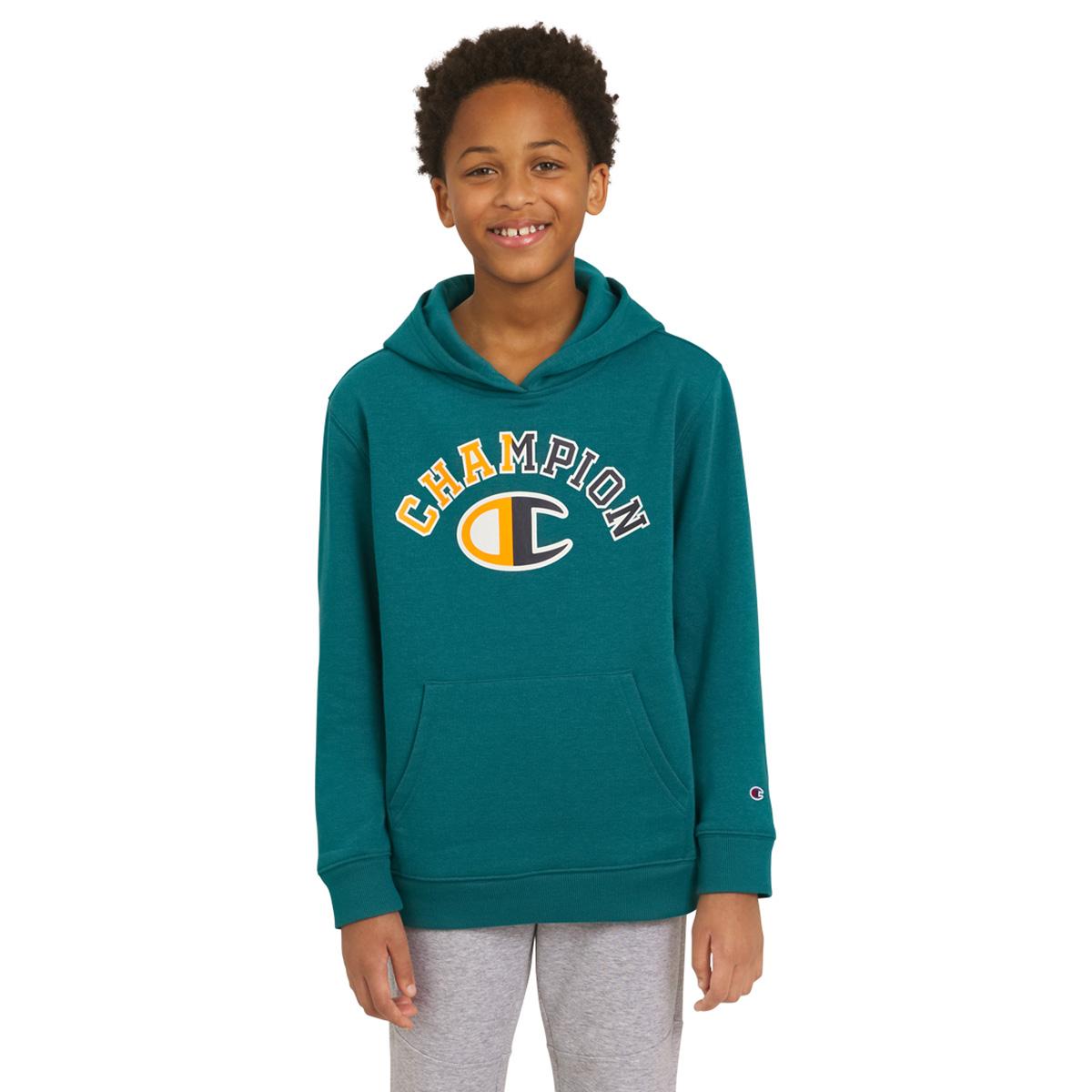 Click here for Boys (8-20) Champion(R) C Logo Graphic Hoodie prices