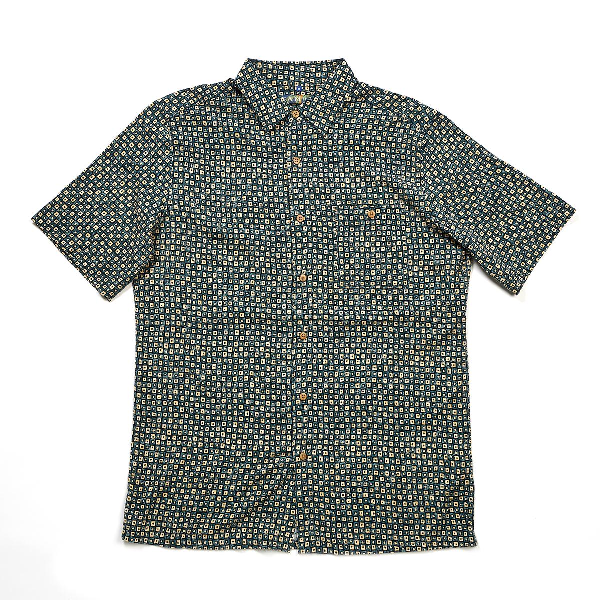 Click here for Mens Campia Short Sleeve Geometric Button Down Shi... prices