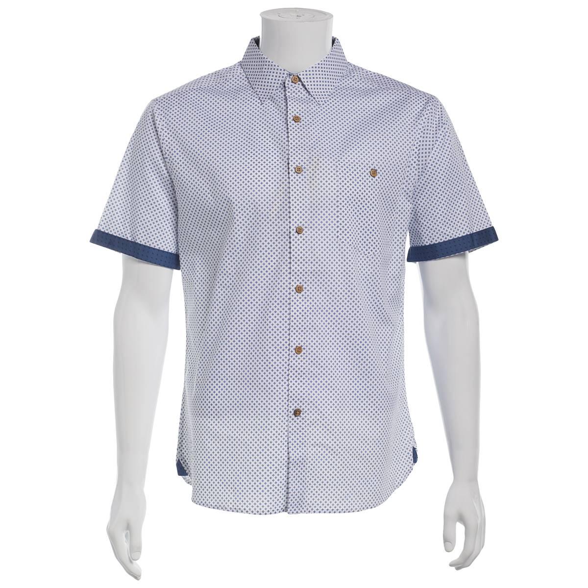 Click here for Mens Campia Short Sleeve Cotton Spandex Button Dow... prices