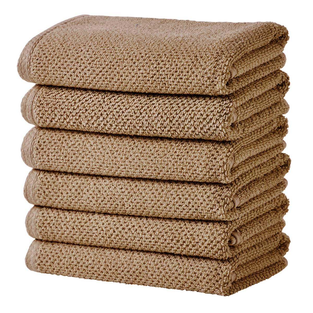 Click here for Freshfolds Acacia 6pc. Cotton Quick-Dry Hand Towel... prices