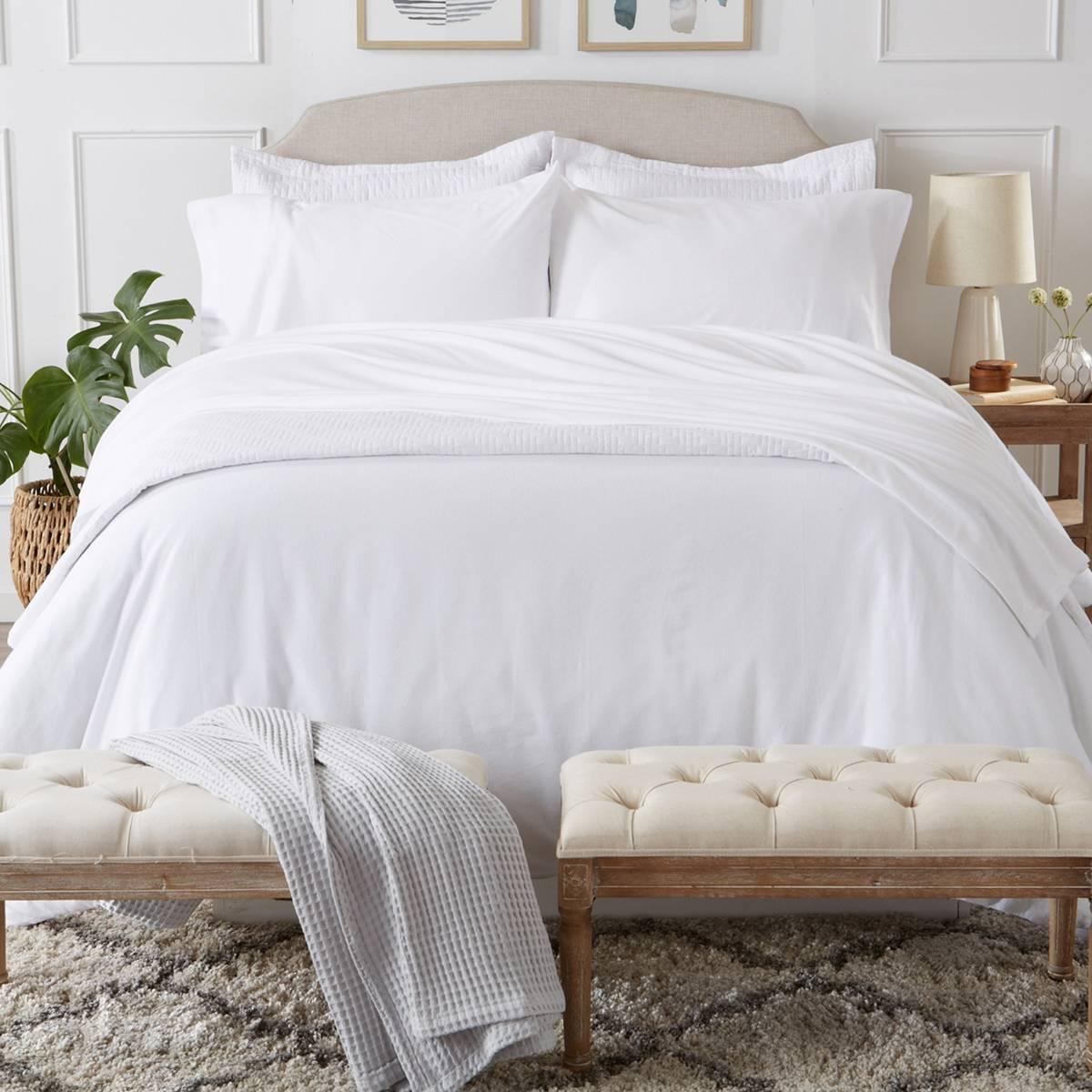 Click here for FreshFolds Cozy Flex Flannel Jersey Knit Bed Sheet... prices