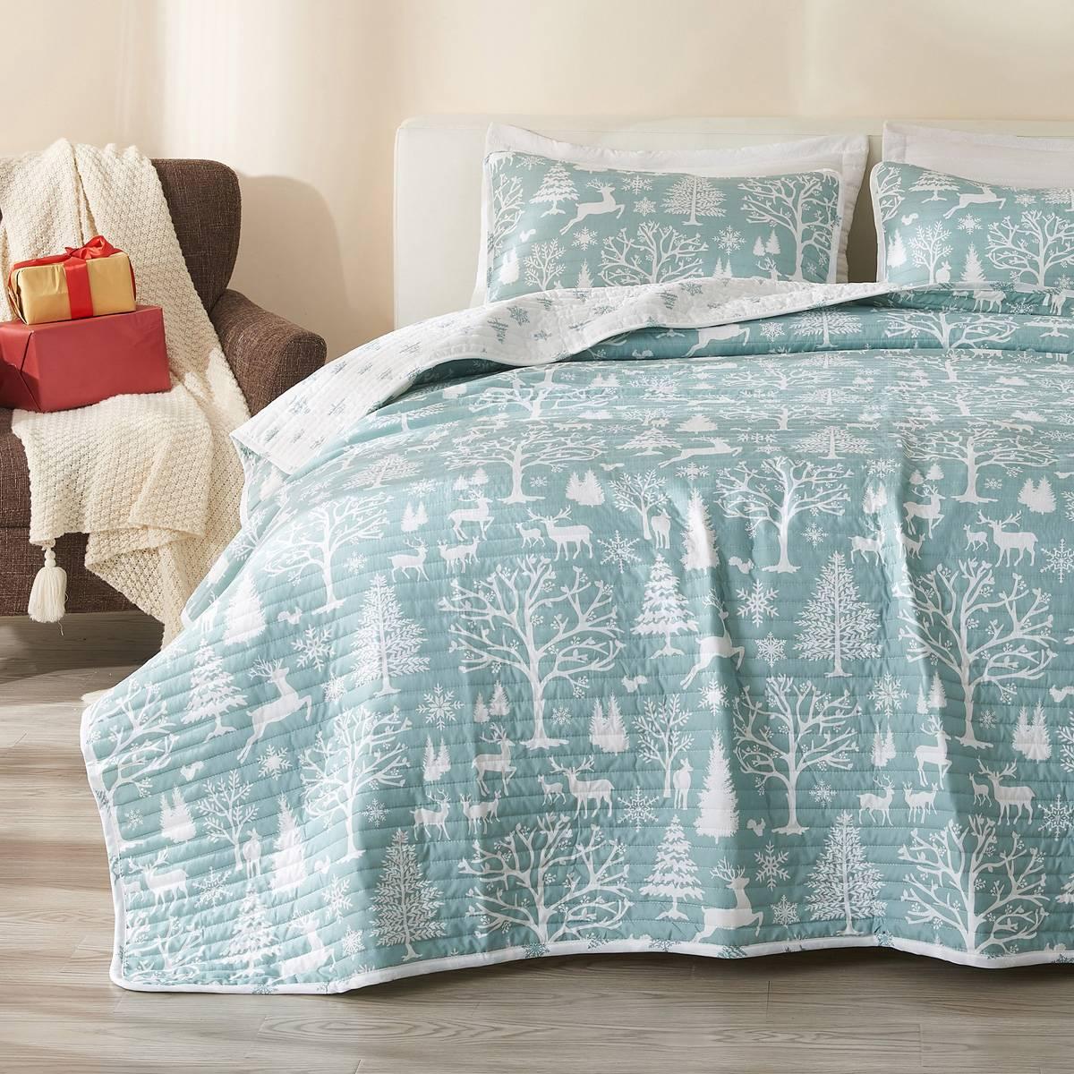 Click here for FreshFolds Winter Solstice 3pc. Reversible Lodge W... prices