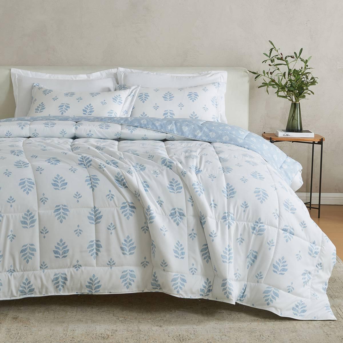 Click here for FreshFolds Odette 3pc. Reversible Leaf Comforter S... prices