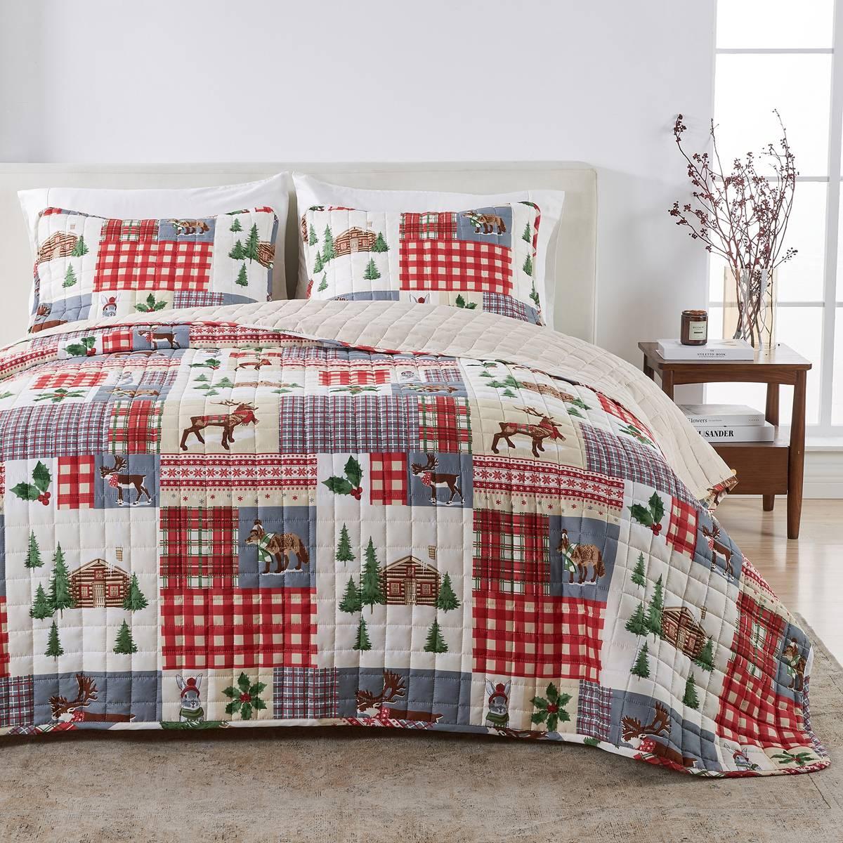 Click here for FreshFolds Midnight Magic 3pc. Reversible Christma... prices